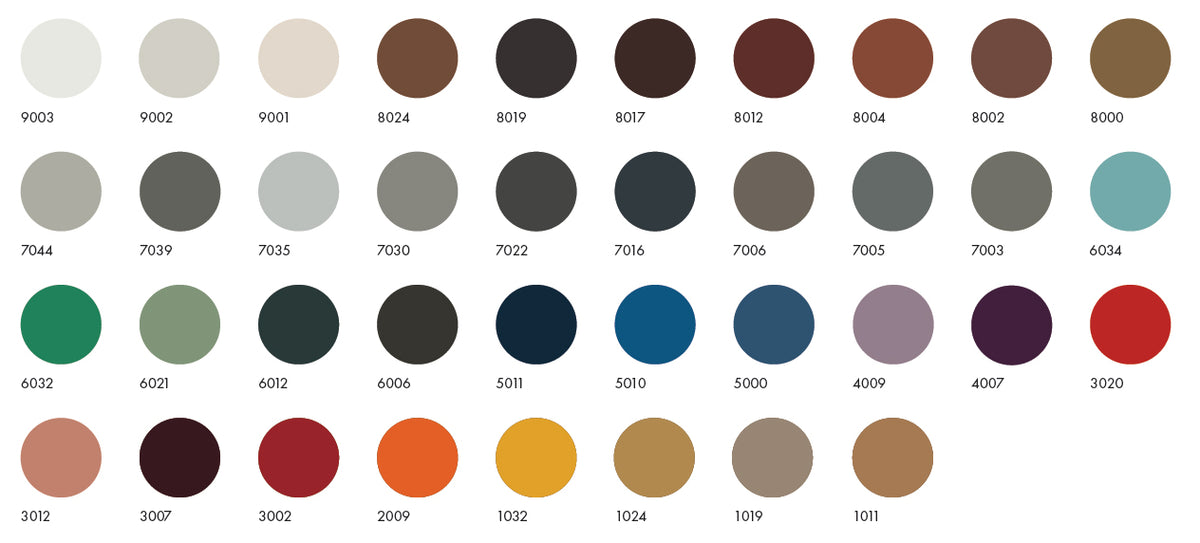 Colors RAL personalitzats – Altarmi expositiu
